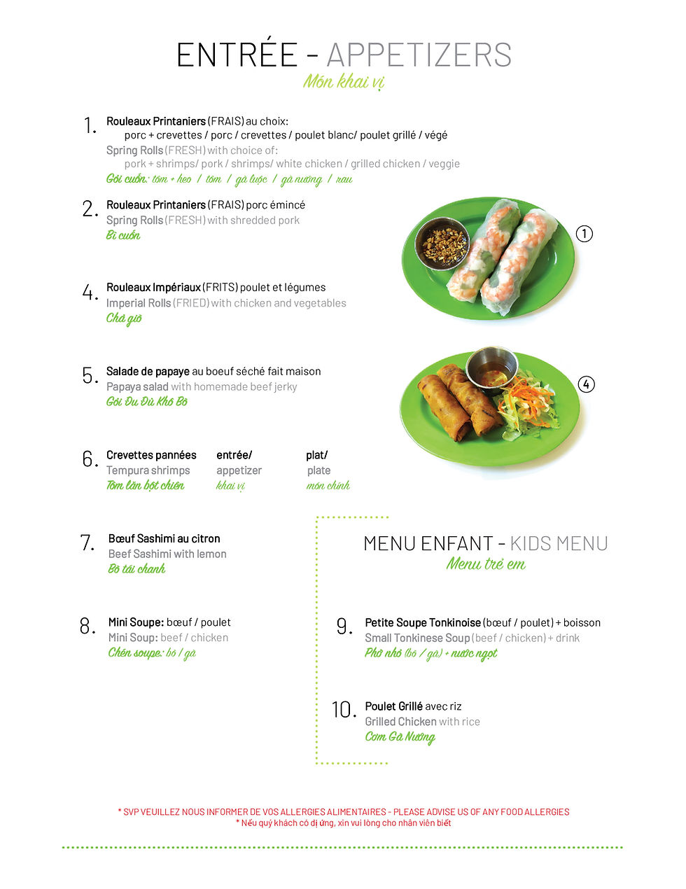 Menu | Resto Nguyen Phi