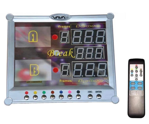 Digital Snooker Scoreboard with Remote Control | Cue Sports Yorkshire