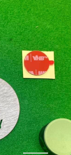 2 x 20mm Round Sticky Pad for use with Chalk Buddy | Cue Sports Yorkshire