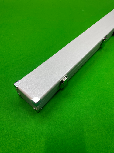 3/4 2 Slot Silver Cue Case with reinforced corners | Cue Sports Yorkshire