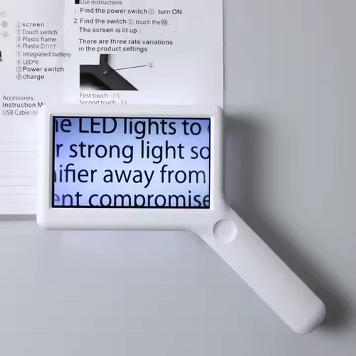 DigiRead Electronic Handheld Magnifier | Magnifiers Lamps