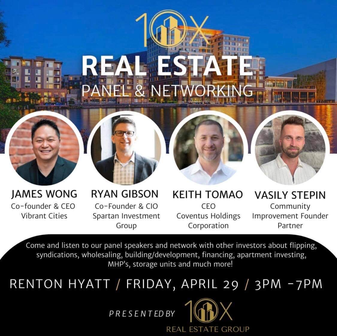 James Wong, Co-founder and CEO is a Panel Speaker at 10x Real Estate ...