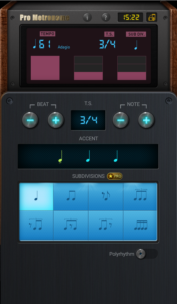 App Review: Pro Metronome