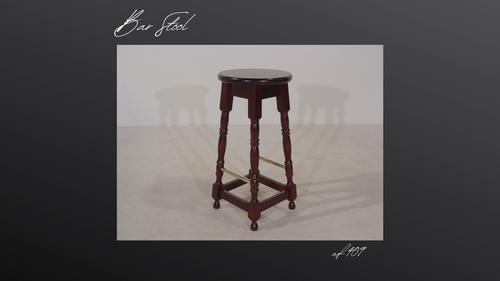Bar Stool Brass Inlaid - wf 409 | Winchester Furniture