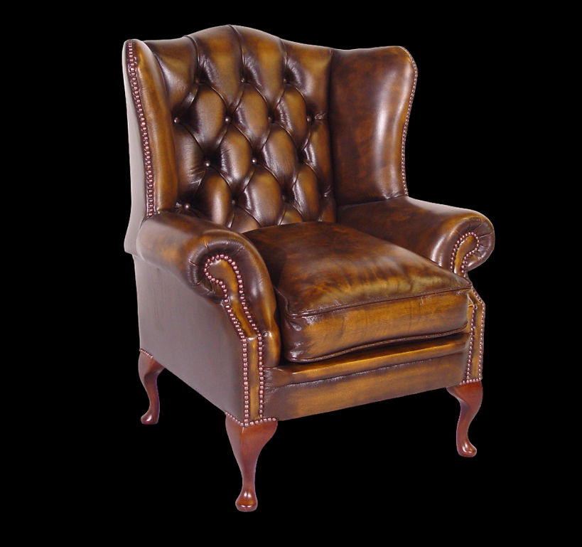 Emily High Back | Chesterfield Wing Chair | Handcrafted in Britain by ...