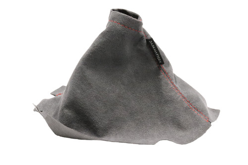 Alcantara Shift Boot Slate Grey w/ Red Thread Subaru WRX (2015-2021 ...