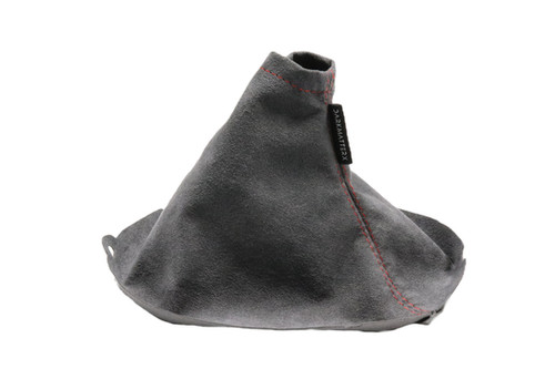 Alcantara Shift Boot Slate Grey w/ Red Thread Subaru WRX (2022-2024 ...