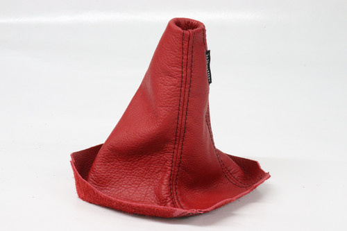 Red Gaucho Leather Shift Boot w/ Black Thread Subaru Impreza & WRX ...