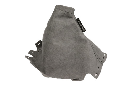 Alcantara Shift Boot Slate Grey w/ Black Thread Subaru WRX (2015-2021 ...