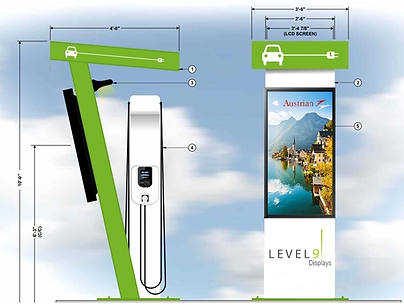 Branded EV Canopy Solutions | Level9Displays Copy1