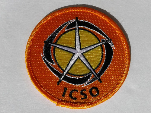 Embroidery ICSO Logo Patch | Black Magic AI