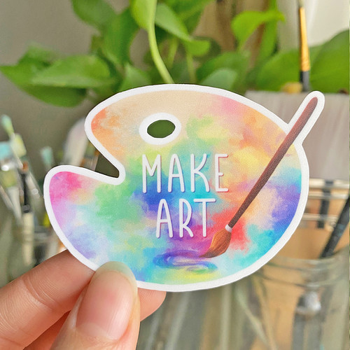 Make Art Sticker | Marina Illustration