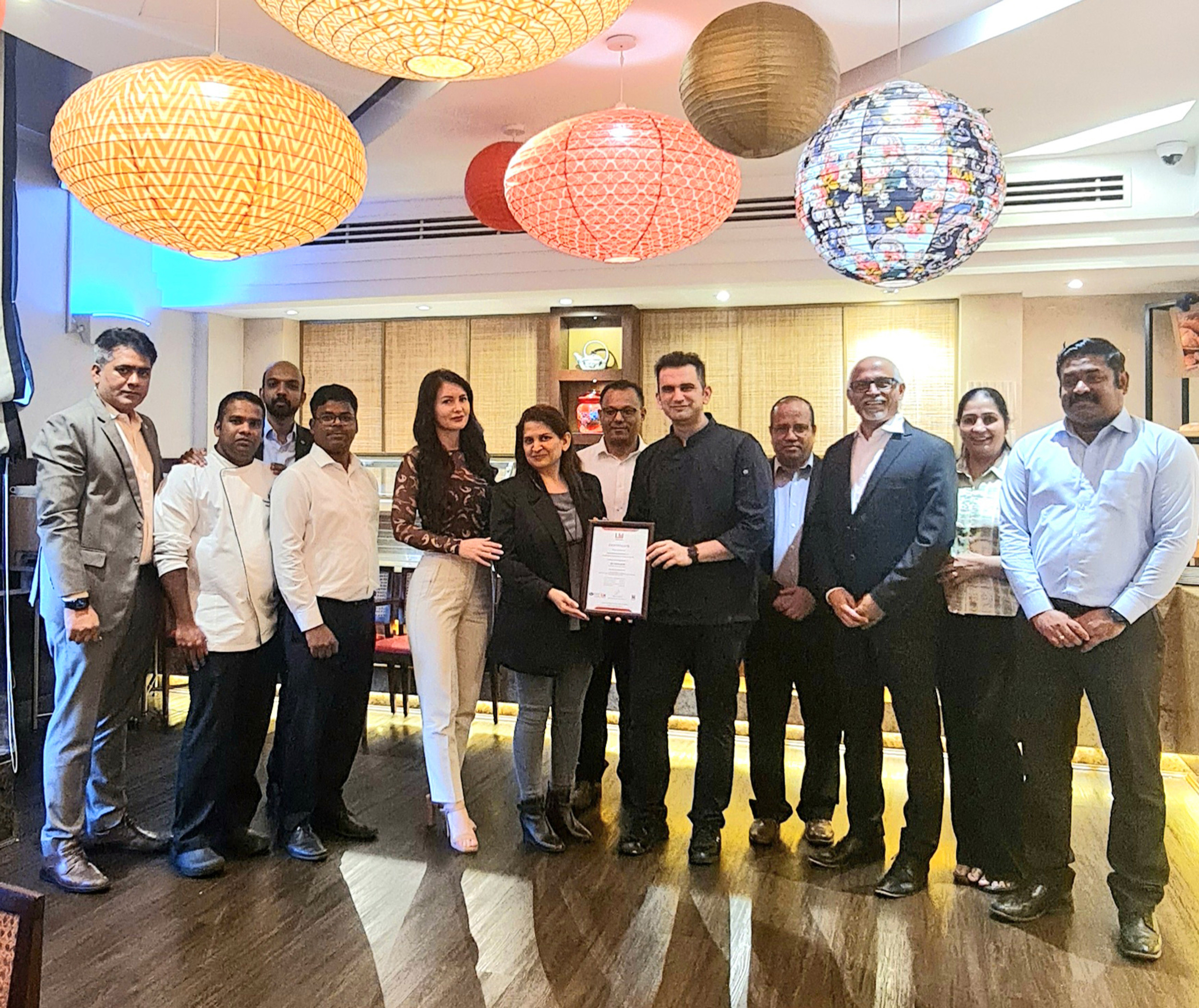 IndoChinese Restaurant Gypsy Chinese Jumeira Rotana Achieves ISO 22000 ...