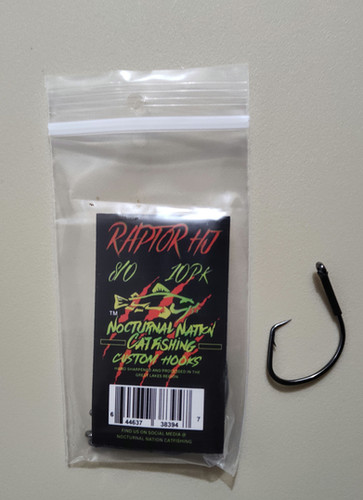 Nocturnal Raptor Hooks 8/0 10ct | Edisto River Outdoor