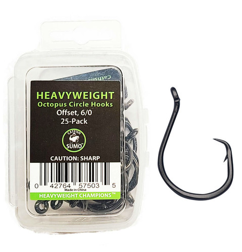 Catfish Sumo Octopus 6/0 Circle Hooks 25 pack | Edisto River Outdoor