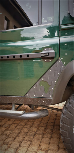 Rear Door C-Panel Protector Set for the Defender 110 | crossaxleengineering
