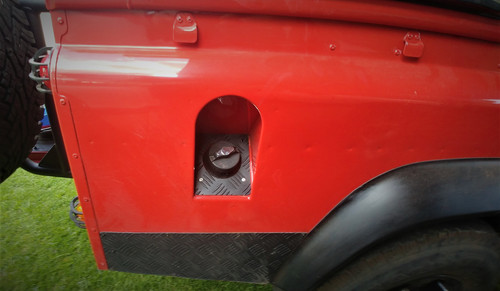 Fuel Cap Surround for Defenders (Pre-2007) | crossaxleengineering