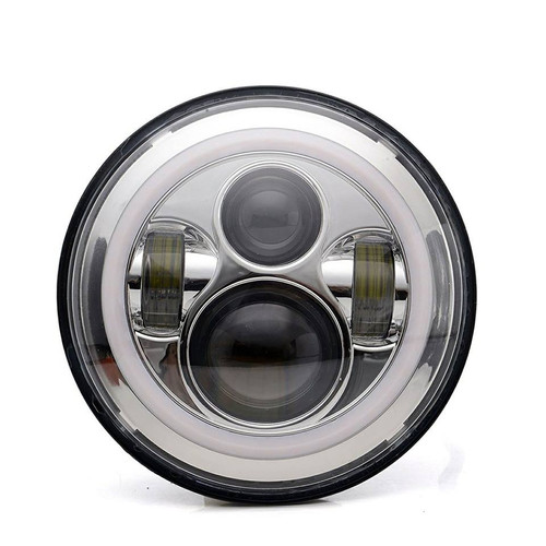 7Inch Halo LED Headlight Set | crossaxleengineering