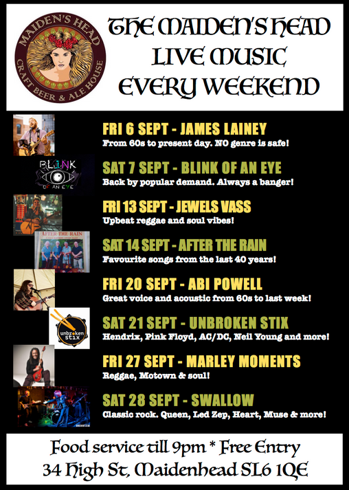 What's On | The Maidens Head