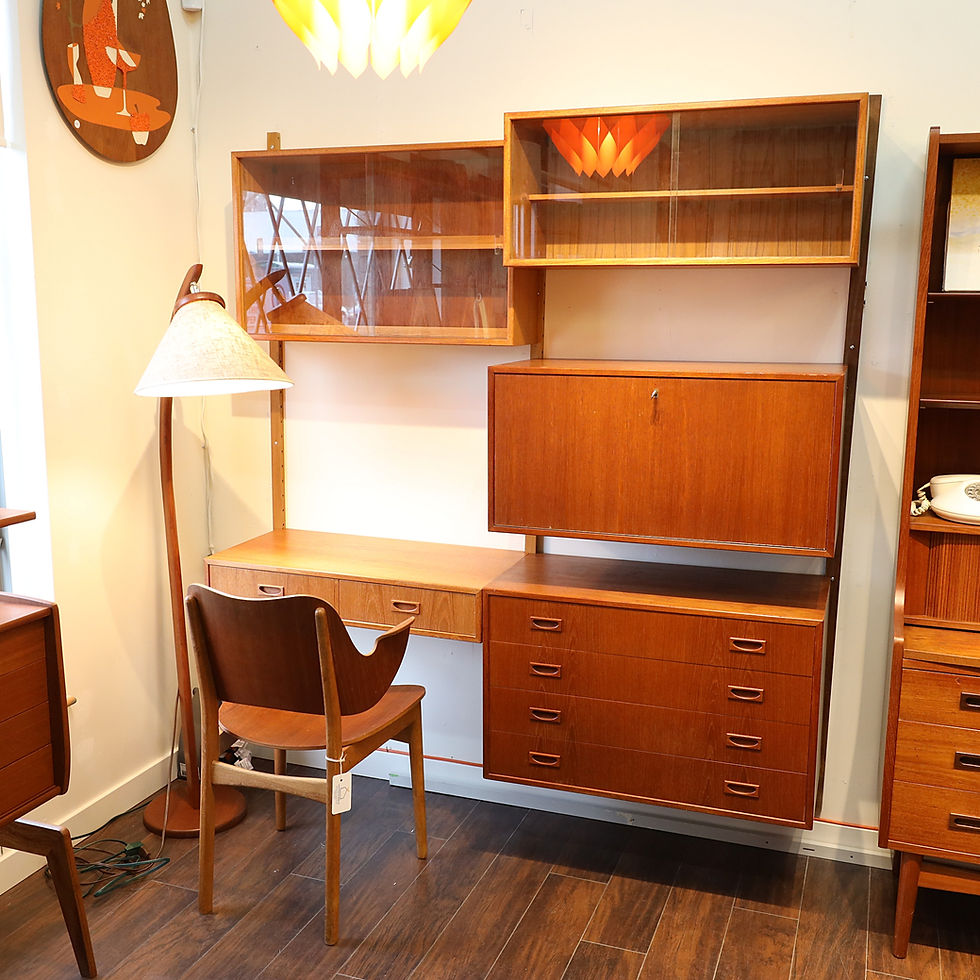 Danish Modern Teak Wall Unit | bananalab