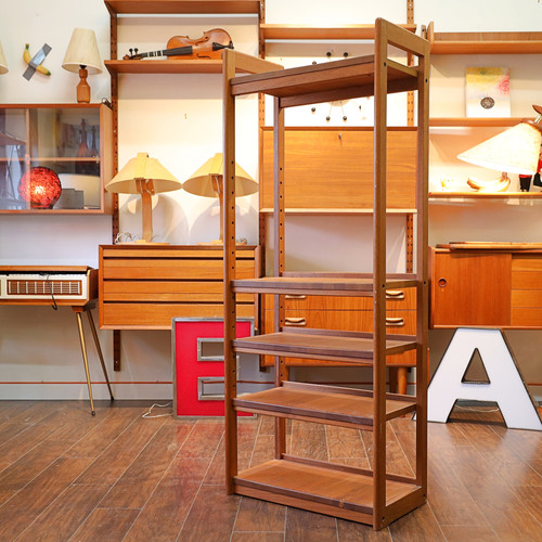 Vintage "SOLID" Teak Shelving Unit | bananalab