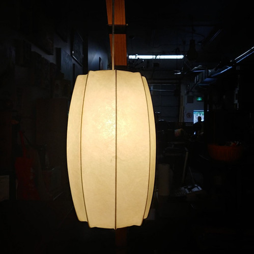 Rare! Vintage Cocoon lamp shade pendant lamp | bananalab