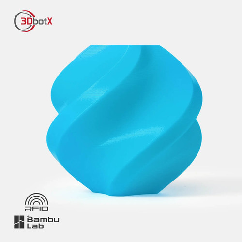 גליל פילמנט איכותי מתוצרת Bambu Lab מסוג PLA Tough בצבע תכלת | 3DbotX