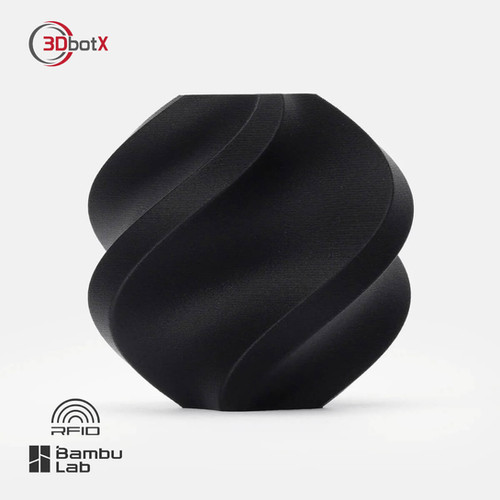 גליל פילמנט איכותי מתוצרת Bambu Lab מסוג PLA-CF בצבע שחור | 3DbotX