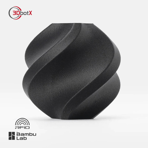 גליל פילמנט איכותי מתוצרת Bambu Lab מסוג PETG-CF בצבע שחור | 3DbotX