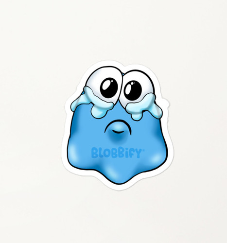 Sad Blob Sticker | Blobbify