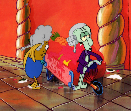 WOW ! SQUIDWARD from "SLEEPY TIME" #10711 | allpremiumanimation