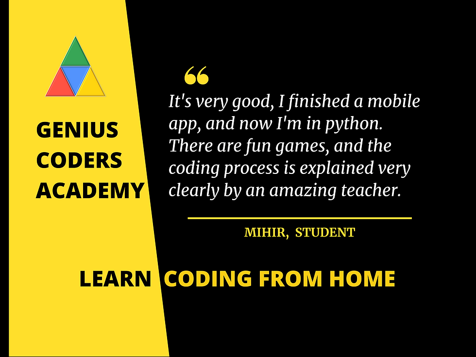 Classes Genius Coders Academy