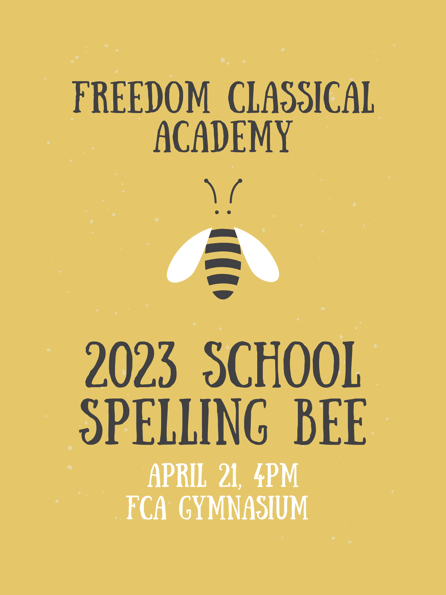 Spelling Bee | Freedom Classical