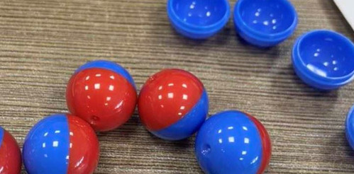 1000 empty shells, .68 Caliber RED/BLUE Plastic Paintball Shell | aabuddinc