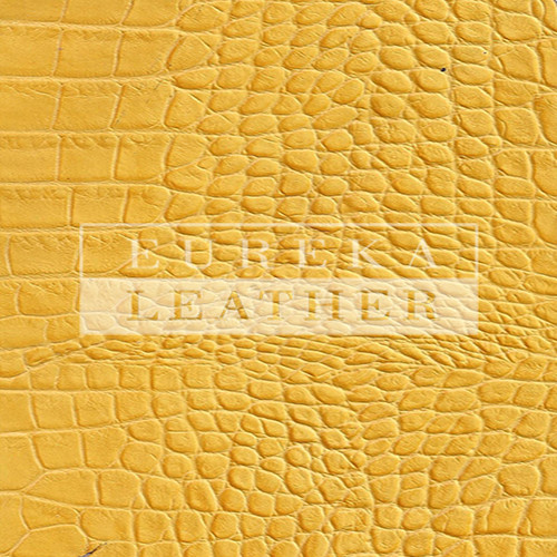 Gator Yellow | Eureka Leather