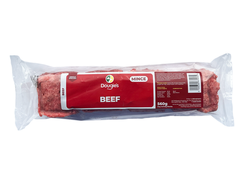 Dougies BEEF MINCE 560G | Grampian Pet Services