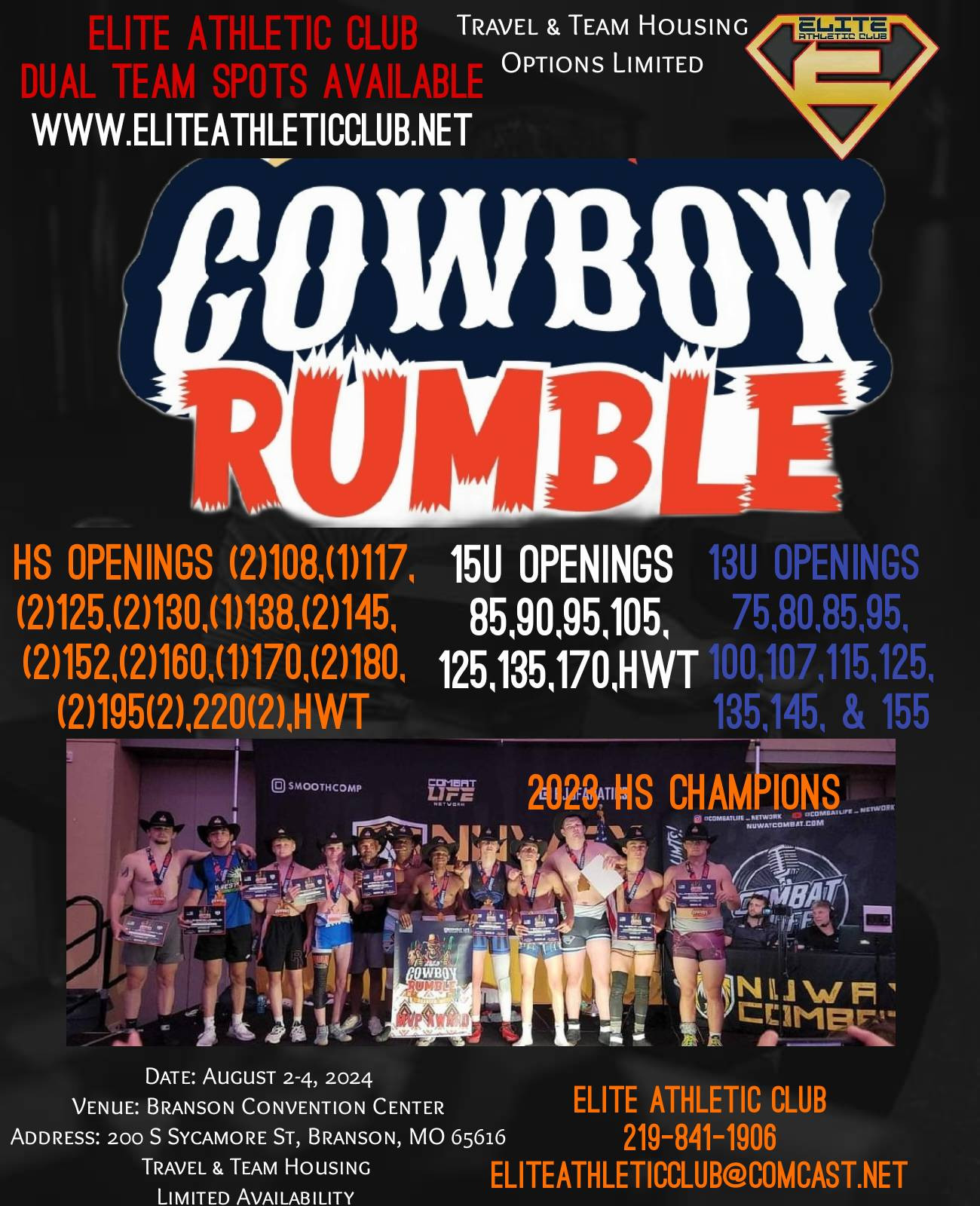 Cowboy Rumble Nationals 2024 | Elite Athletic Club