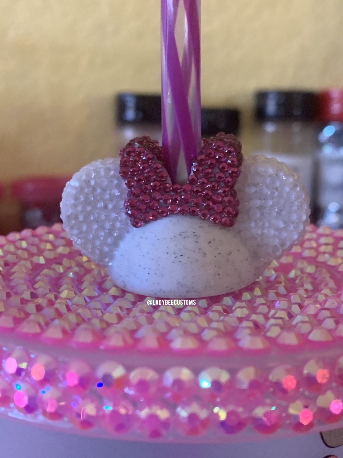 Home & Living Girl Mouse Straw Topper Disney Straw Topper Straw Topper ...