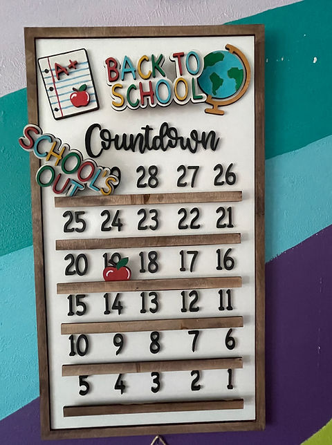School Countdown Calendar