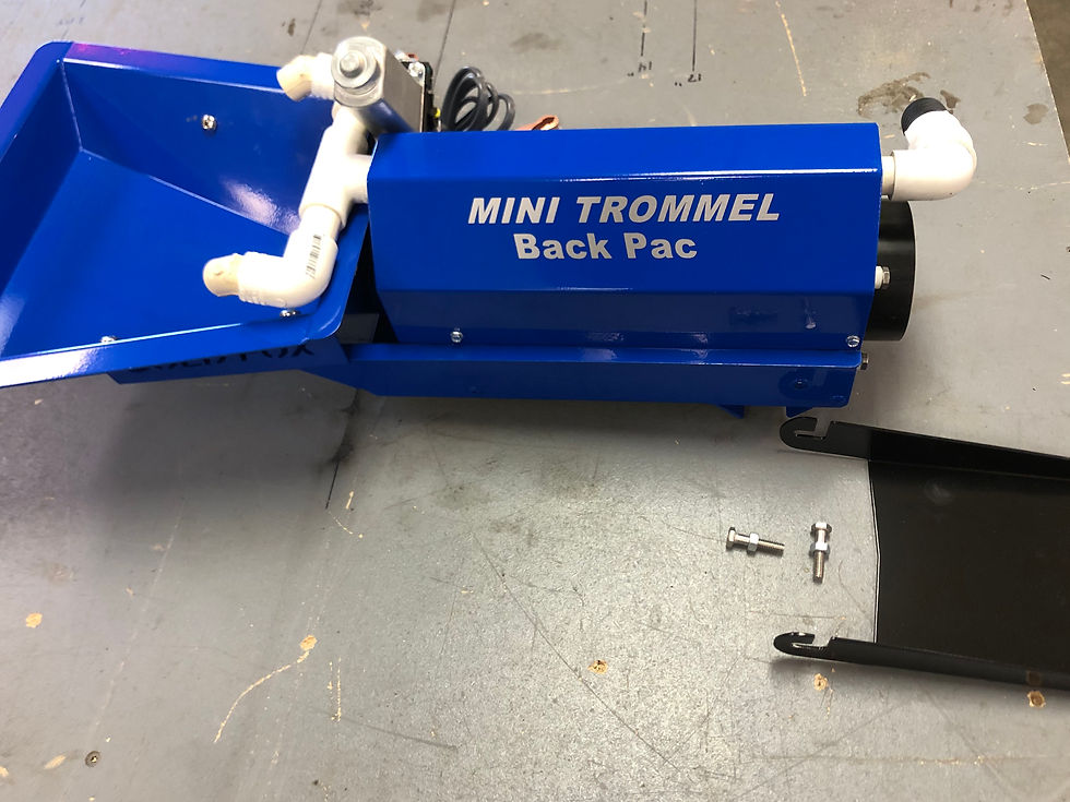 3 Mini Trommel Back Pac fits Mini Monster Gold Fox USA LLC