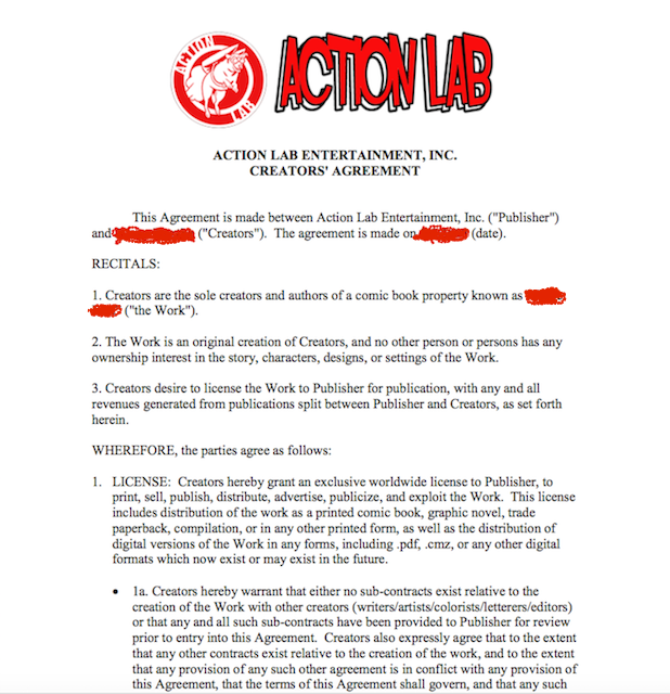 An Exploration of the Action Lab Contract