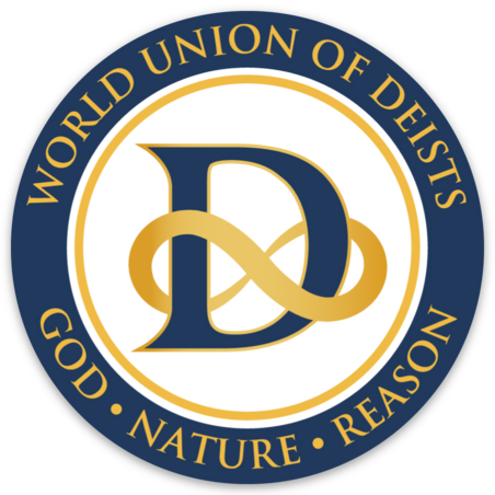 World Union of Deists logo sticker | WorldUnionofDeists
