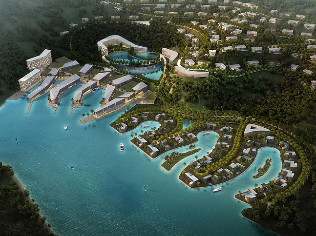 Tropical Oceanfront Mixed-Use Resort + R | joseph-tran-work