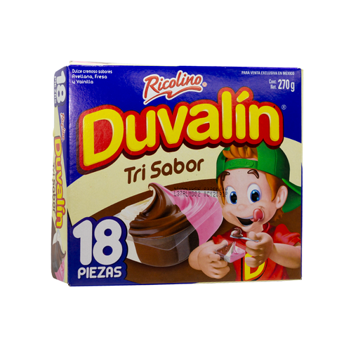 Duvalin Ricolino Trisabor 18 Pzas | Candy Rico
