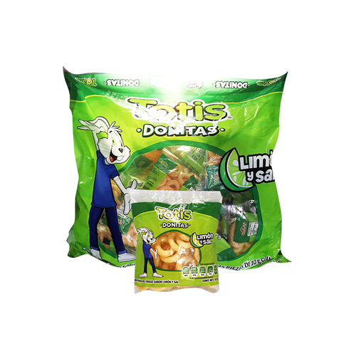 Donitas Totis Sal y Limon 25 Pzas | Candy Rico