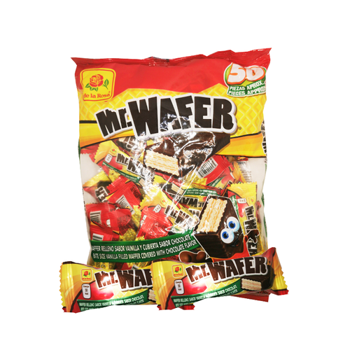 Chocolate Mr. Wafer 50 Pzas | Candy Rico