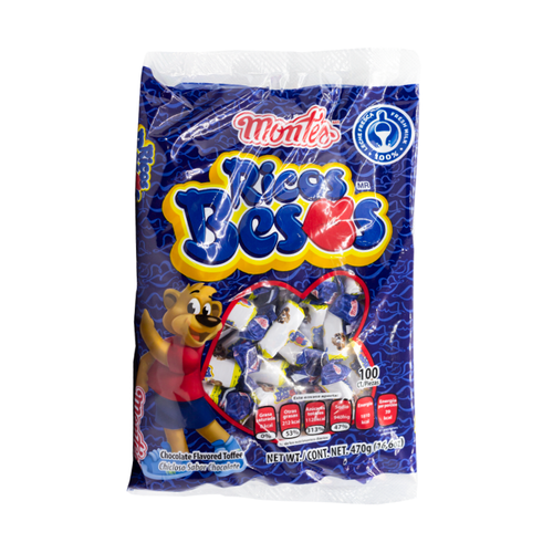 Ricos Besos Montes 100 Pzas | Candy Rico