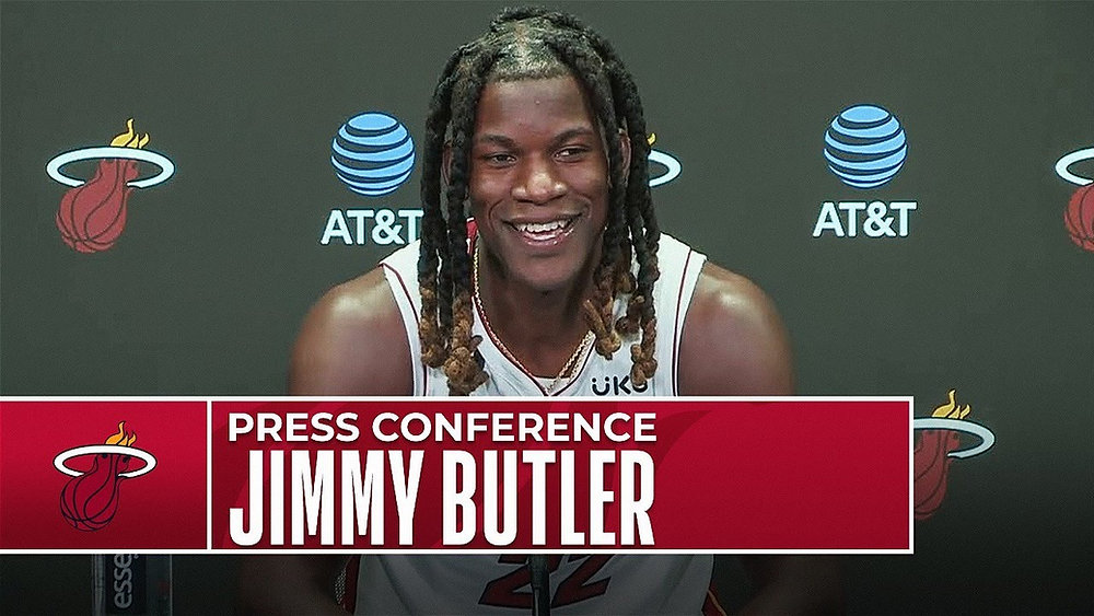 My First Press Conference EVER & My Question to Jimmy Butler About His ...