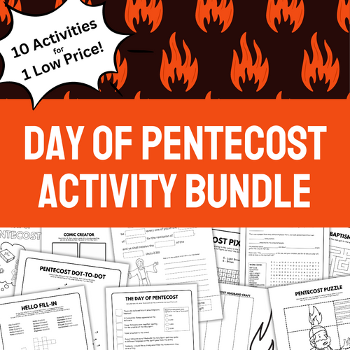 Day of Pentecost Activity Bundle | GO YE KIDS
