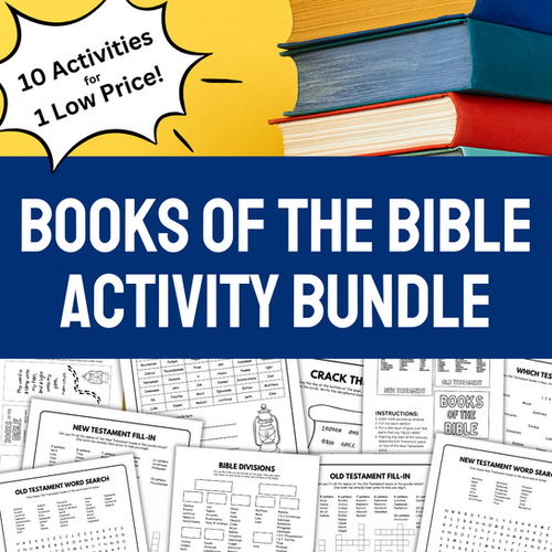 Books of the Bible Activity Bundle | GO YE KIDS